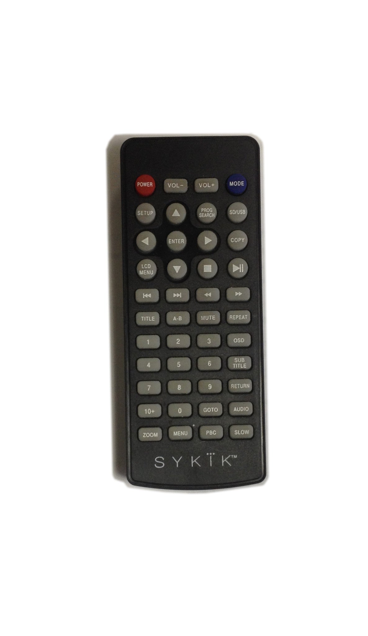 Remote Control Unit for SYKIK Portable DVD with TV tuner Players